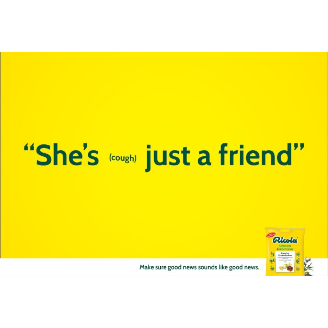 We All Know That “Just a Friend” Cough. - AdsForCopy